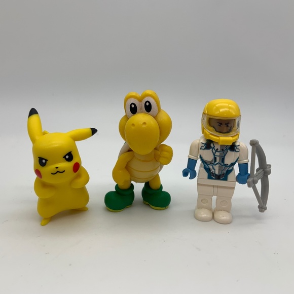 Lego | Toys | Set Of Three Pokemon Pikachu Koopa Troopa Lego Minifigure ...
